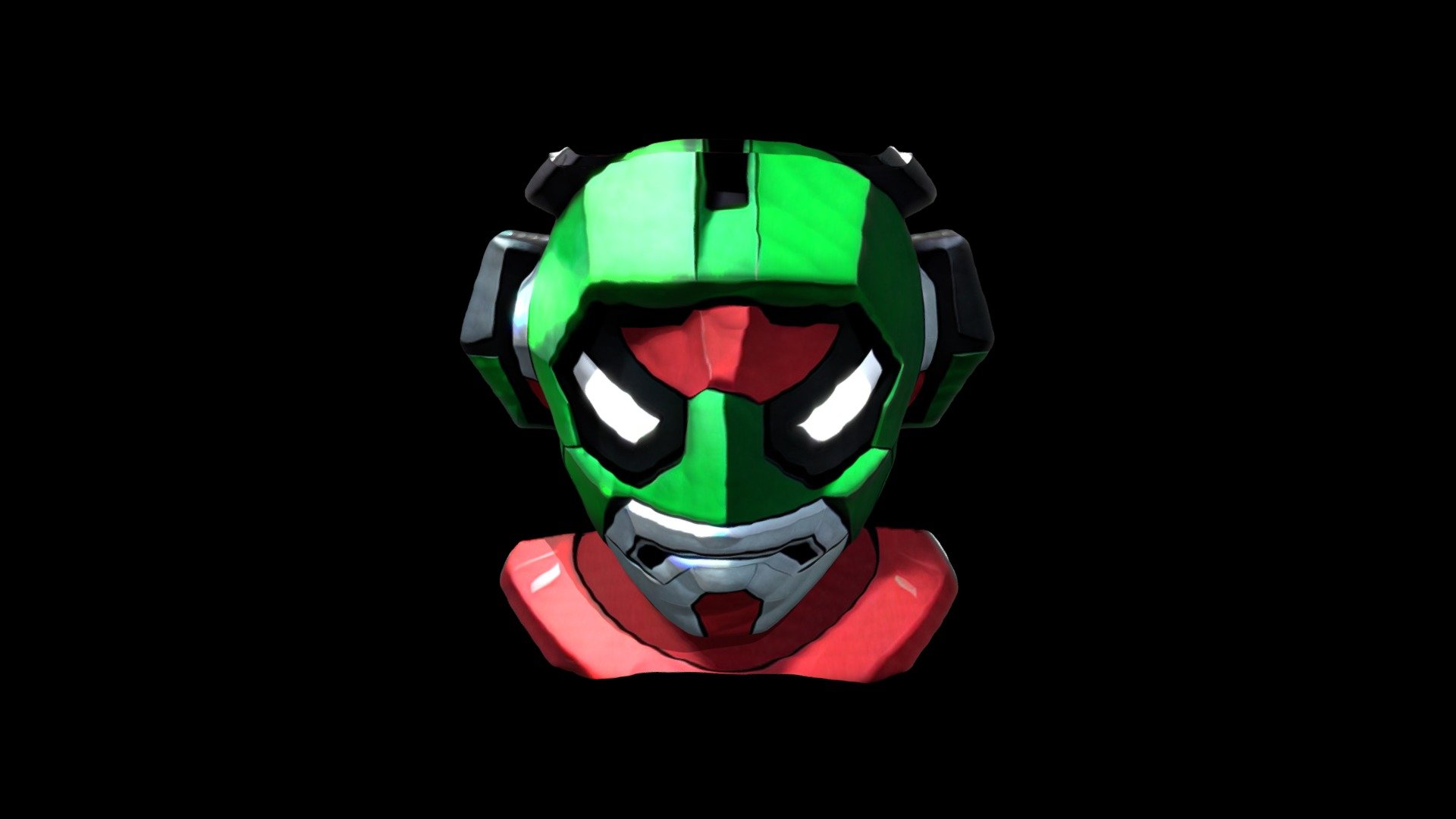 Helmet Mask Robot Cartoon 1025 - Download Free 3D model by klrxyz ...