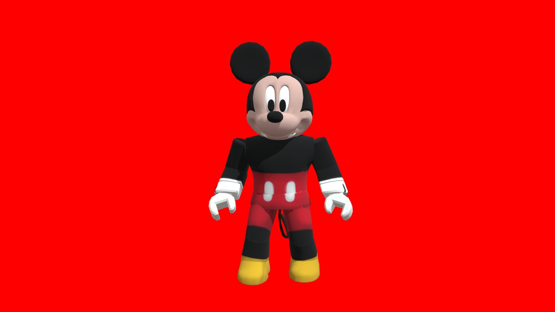 Mickey Mouse My Roblox Version - Download Free 3D model by ...