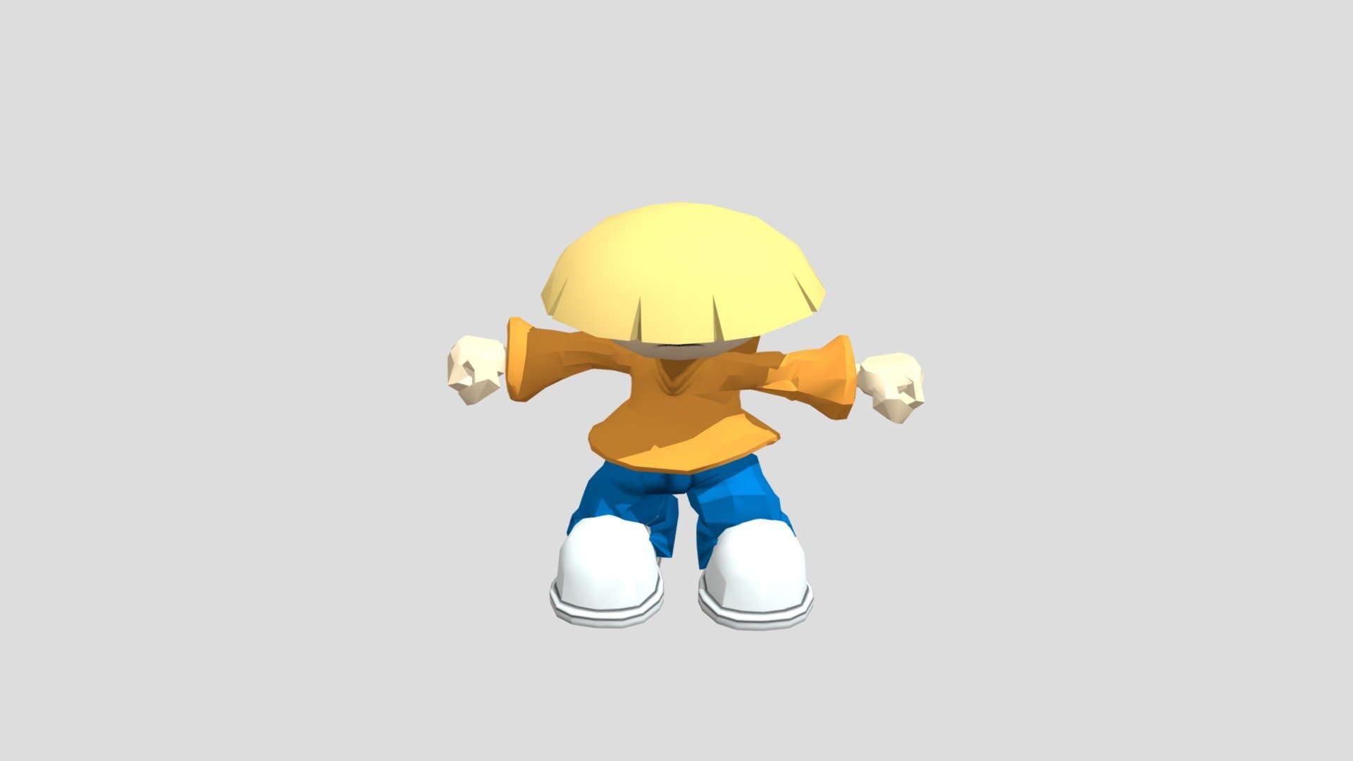 Number 4 T Pose - Download Free 3D model by Jamessmartguy (@Jamefan2004 ...