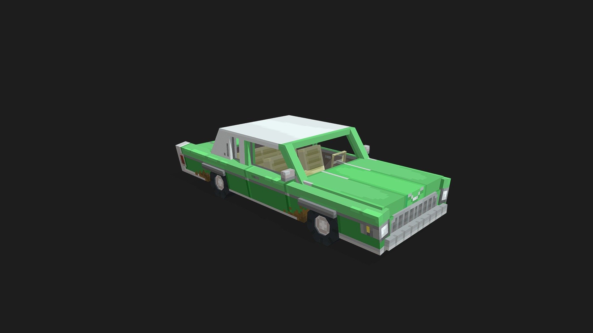Cadillac (Blockbench) - 3D model by CarlRanger [53f896d] - Sketchfab