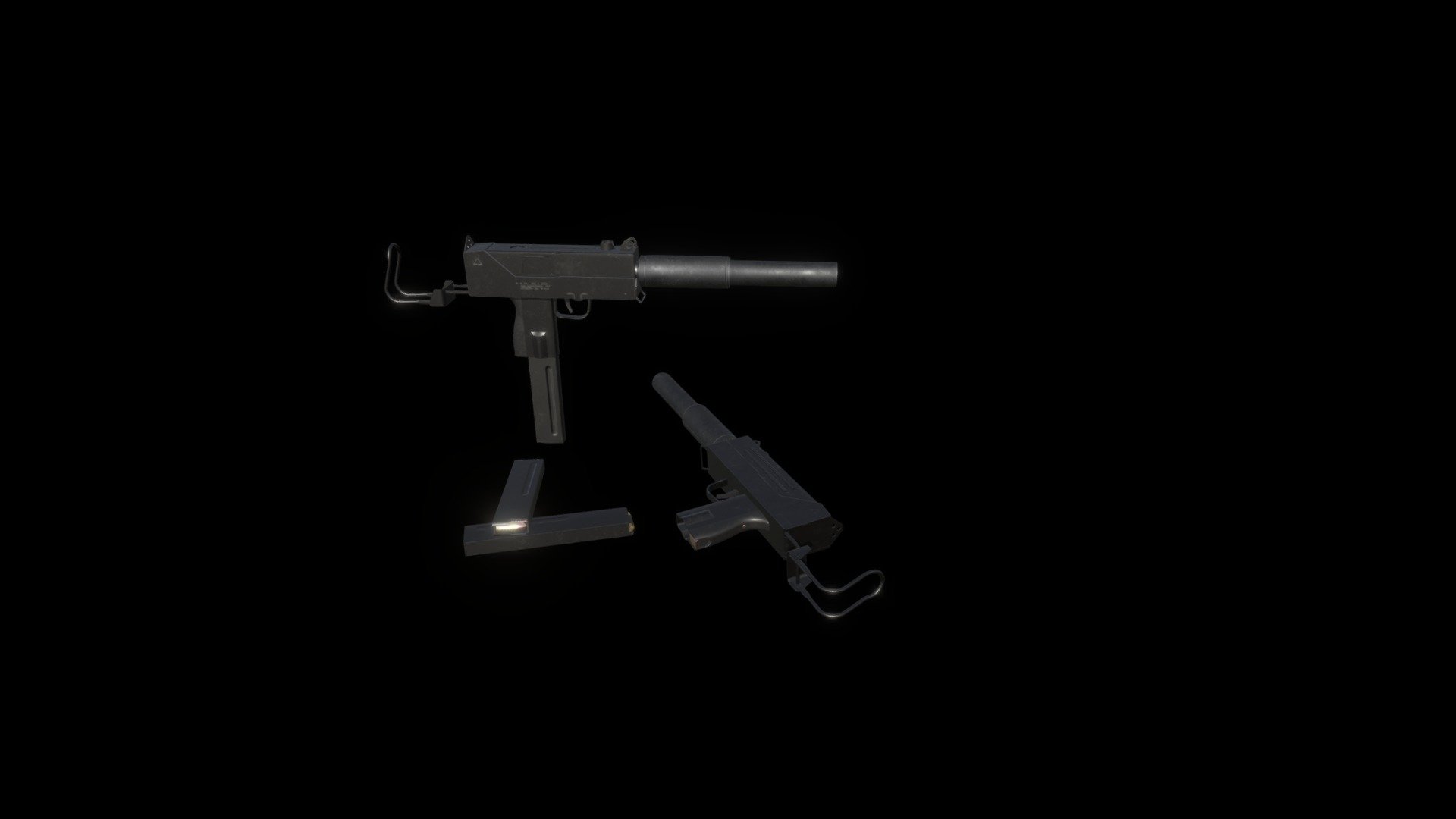 Mac 10 - Download Free 3D model by Nahuel Ivan Alvarez (@Nahuy ...