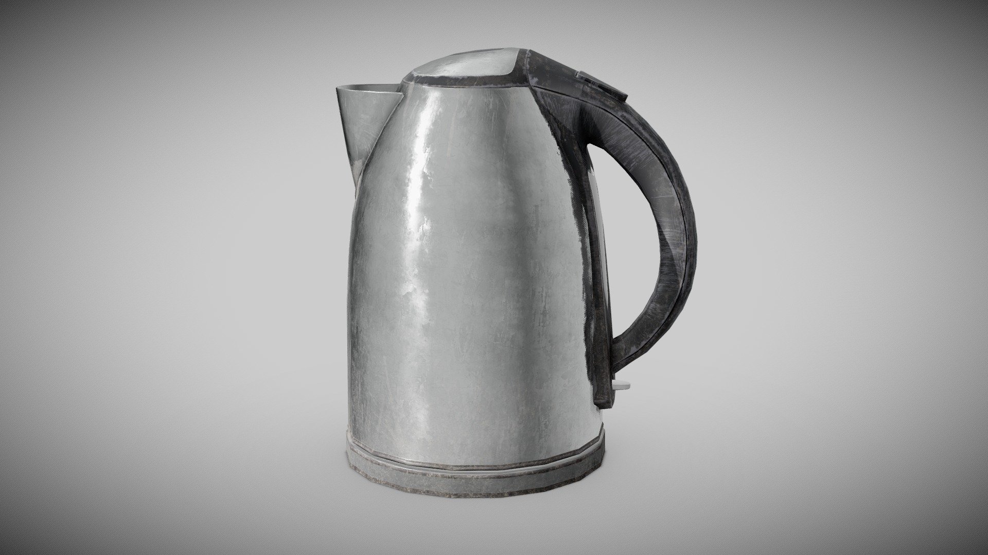 Old electric dirty kettle - Buy Royalty Free 3D model by ...
