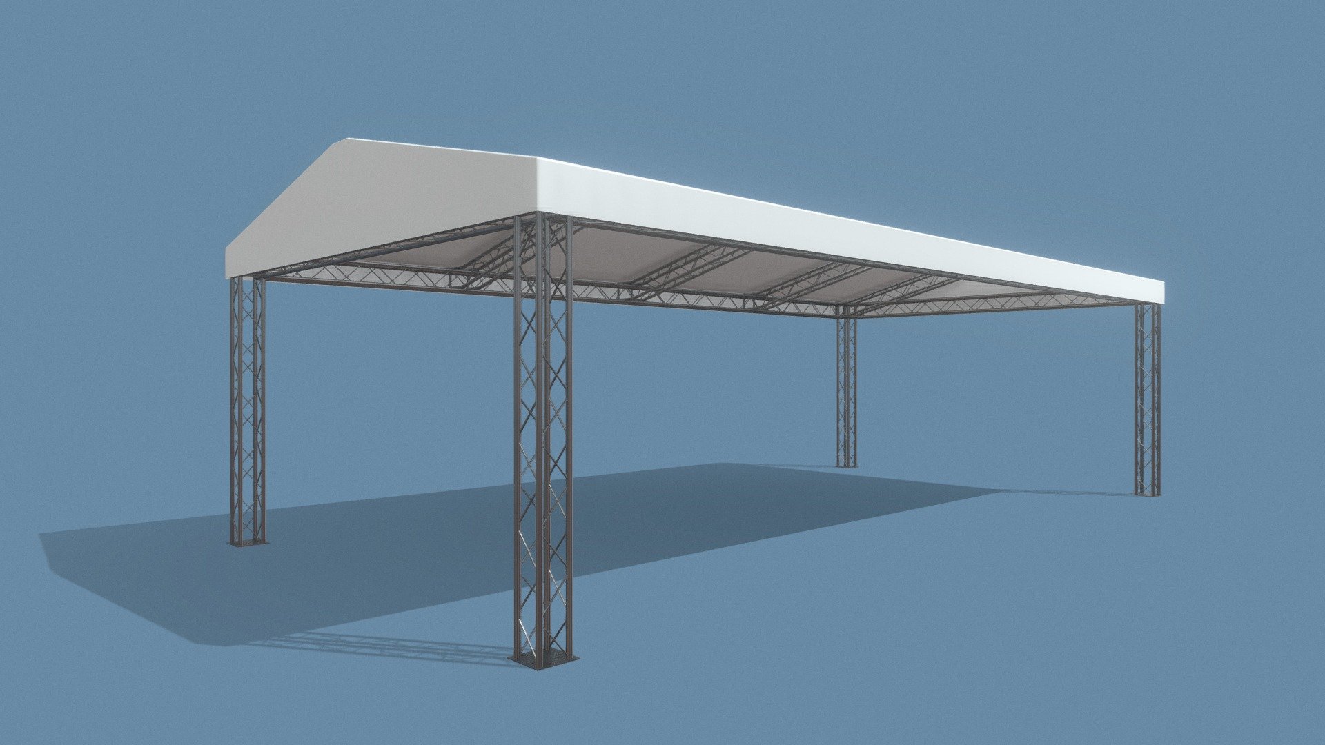 Rectangular Tent 12x6 Meters - Buy Royalty Free 3D model by CGBee (@cg ...