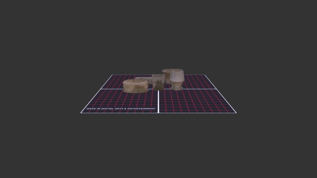 prop_flower_pots - 3D model by justine_quackelbeen [53fd3b2] - Sketchfab