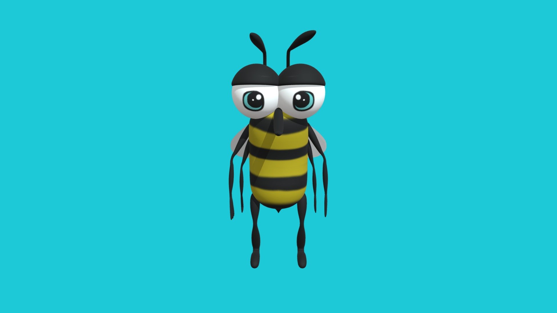 BeeBob the 3D Bee - Download Free 3D model by kasperp2 [53fe0a3 ...