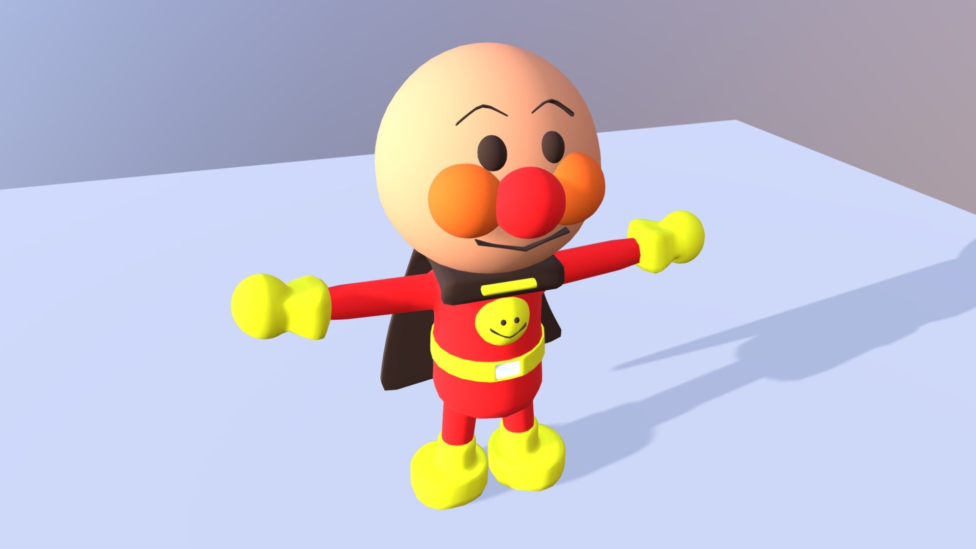 Anpanman - 3D model by ruooo39 [53ff6d5] - Sketchfab