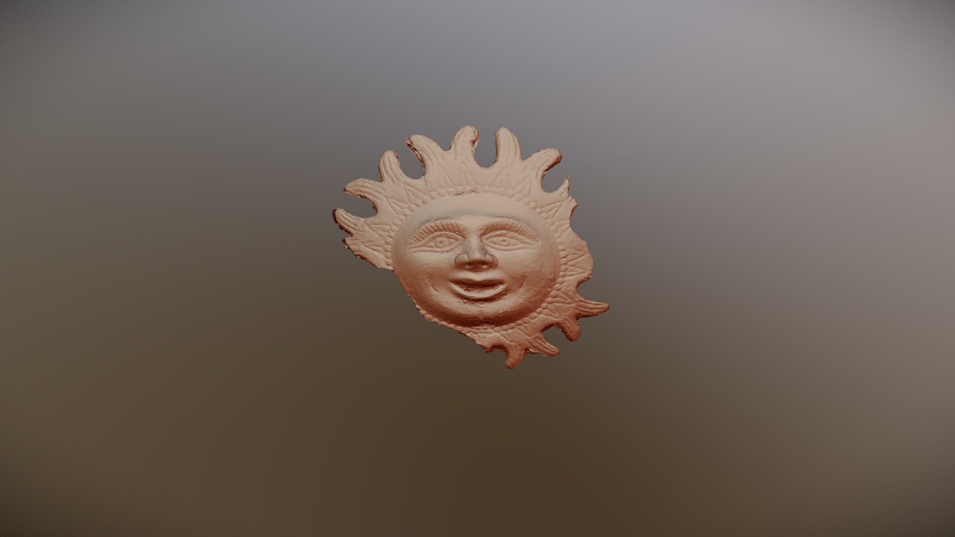 Ceramic Sun - 3D model by upsidedownbagel [53ff6de] - Sketchfab