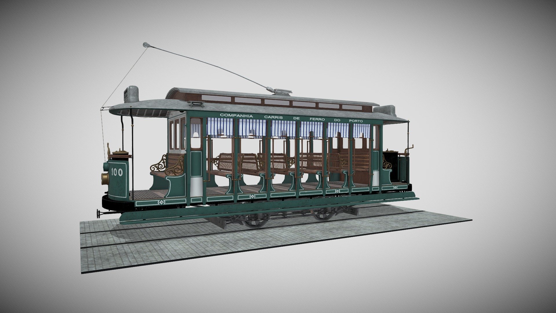 Tranvía Nº 100 - Oporto - 3D model by García Ávila, M. (@garcia.avila ...