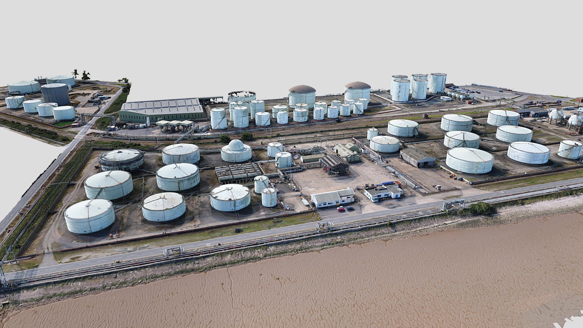 Immingham East Terminal_final - 3D model by SkyGrab [54005ab] - Sketchfab