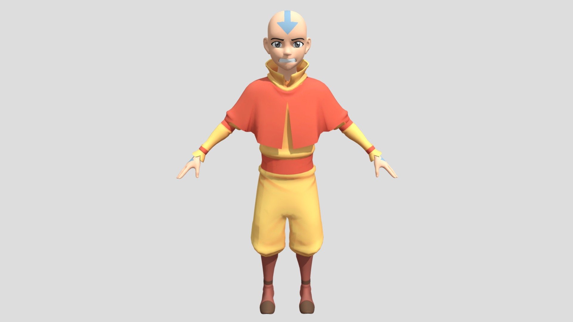 Nasb2 - Aang Scared - Download Free 3D model by SMF Features Developed ...