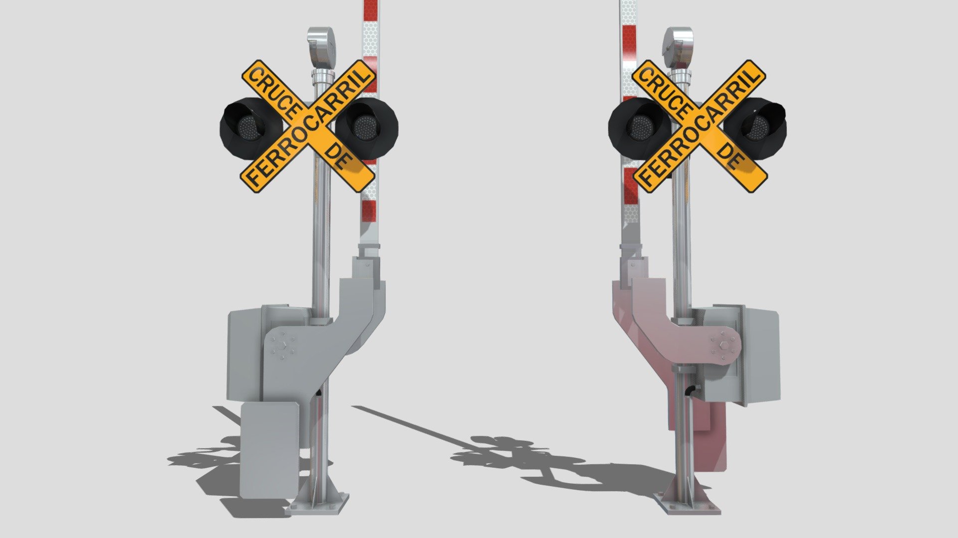 Safetran Ecuadorian Level Crossing Signals - Download Free 3D model by ...