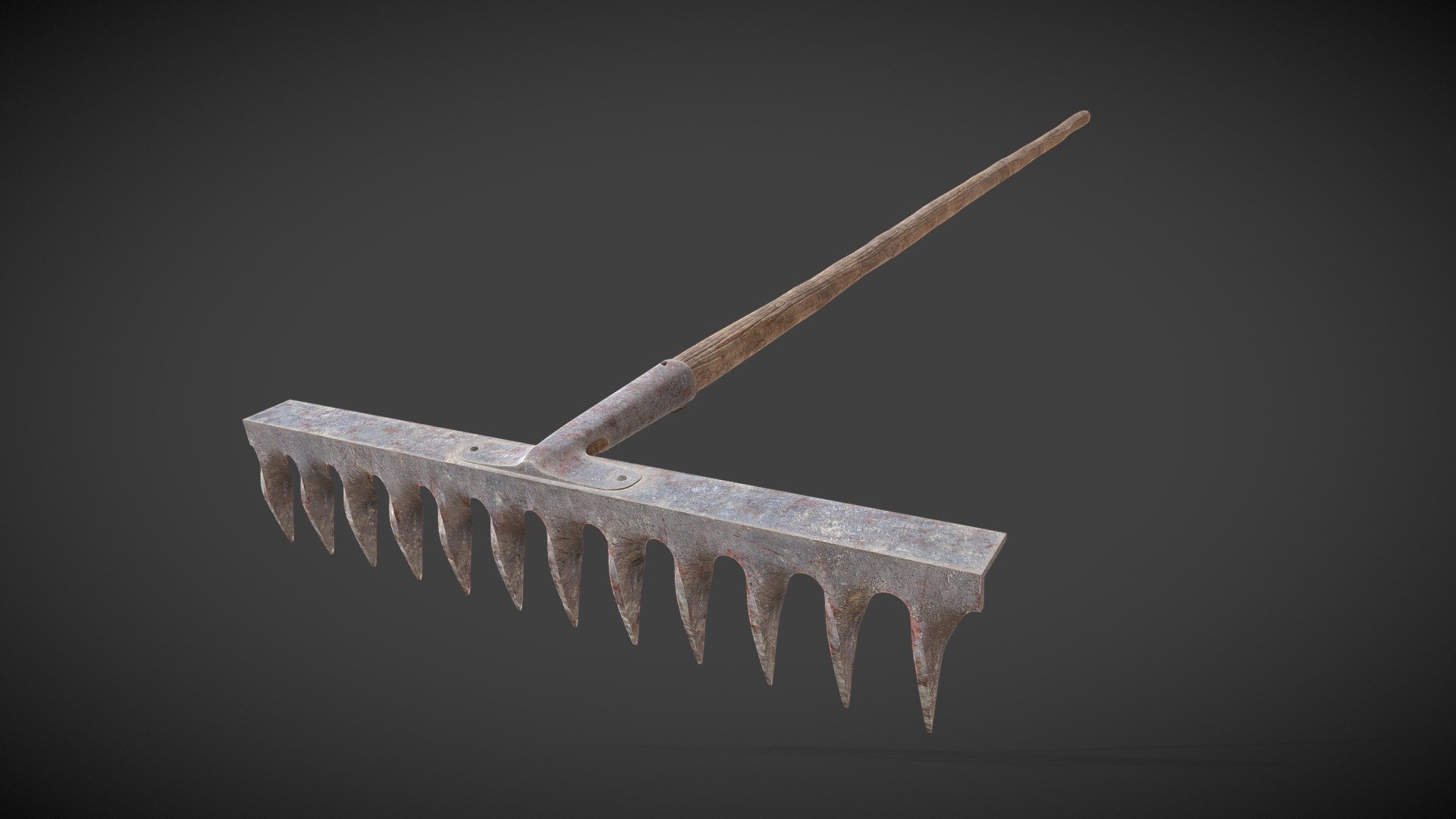 Rake - Buy Royalty Free 3D model by Vladislav99 [5405b59] - Sketchfab Store