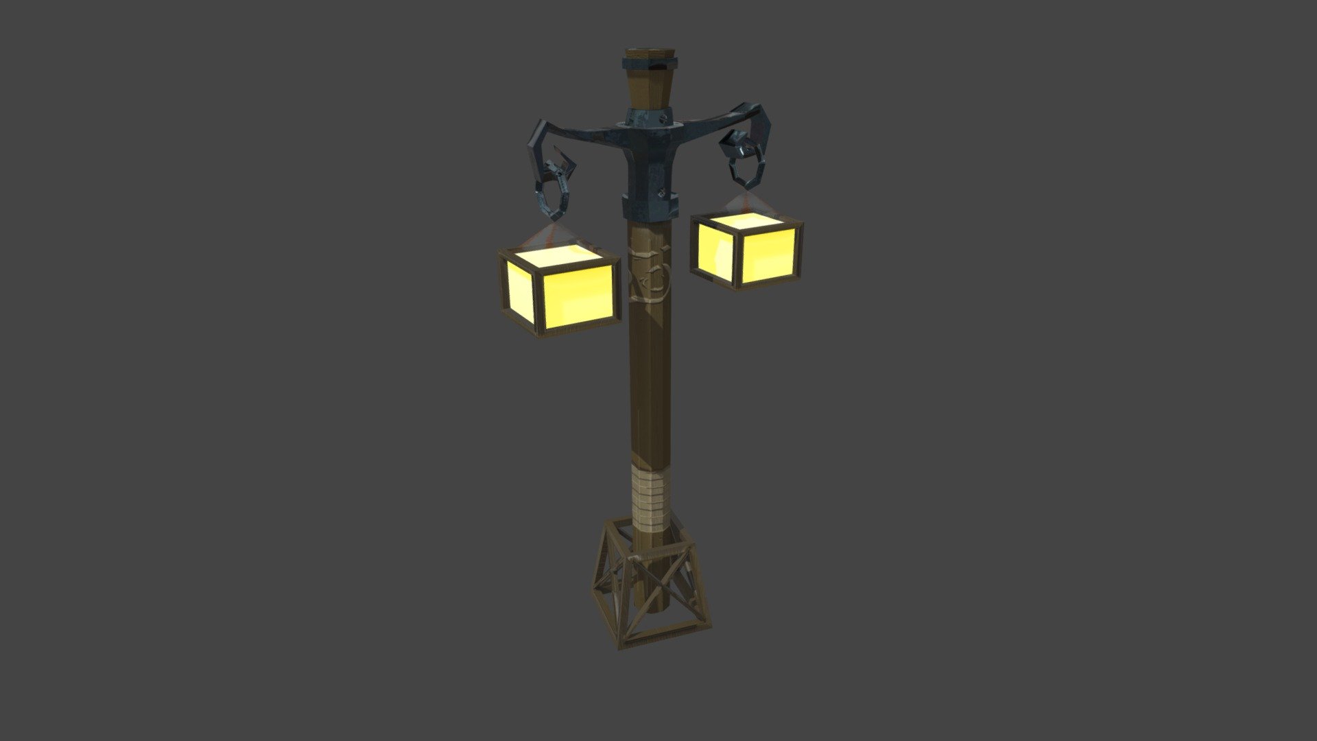 Light Post Textured - Download Free 3D model by afran [5405ef9] - Sketchfab