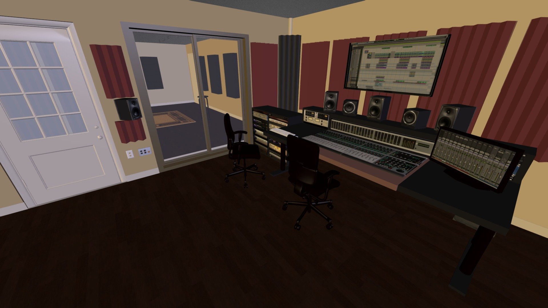 MPRA Recording Studio - 3D model by tcoleman2 [54062a4] - Sketchfab
