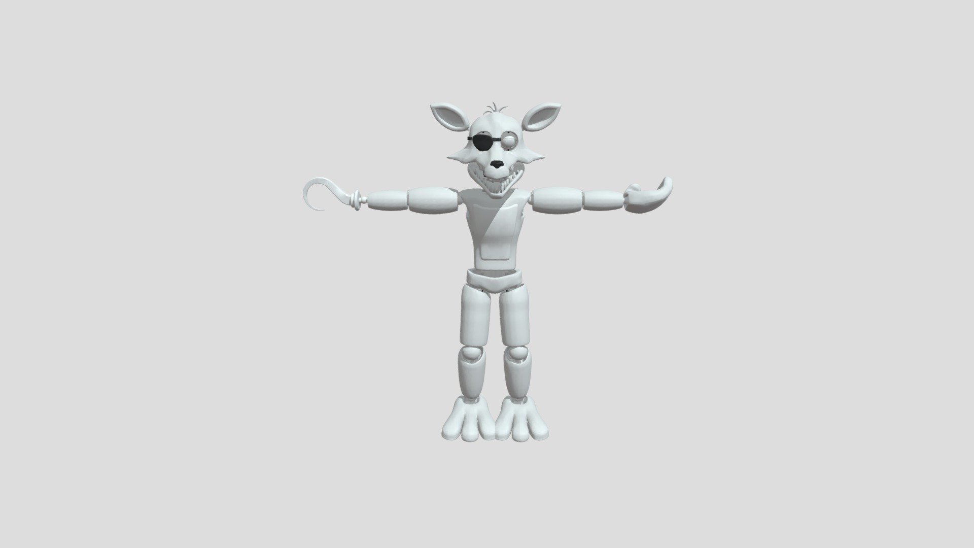 Unwithered foxy by alfredman20 - Download Free 3D model by Freddy ...