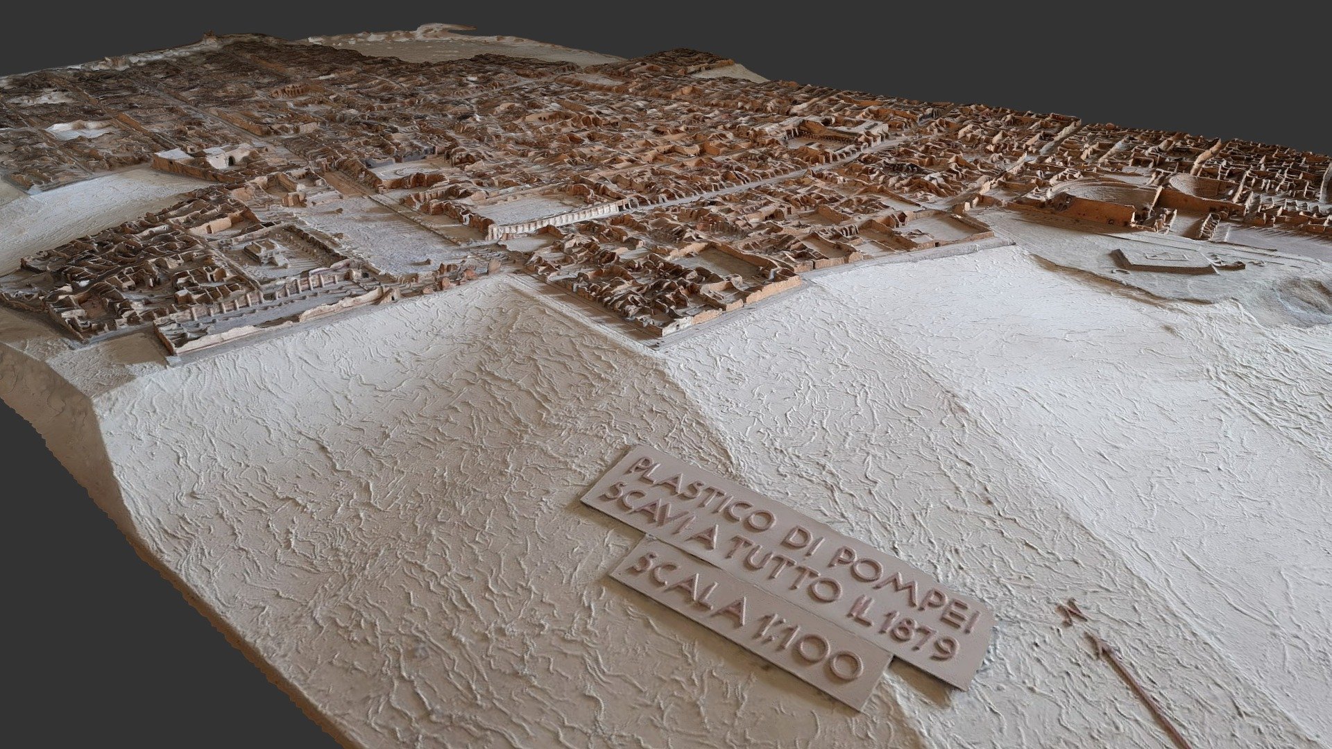 Model of Pompeii in Naples Archaeological Museum - Download Free 3D ...