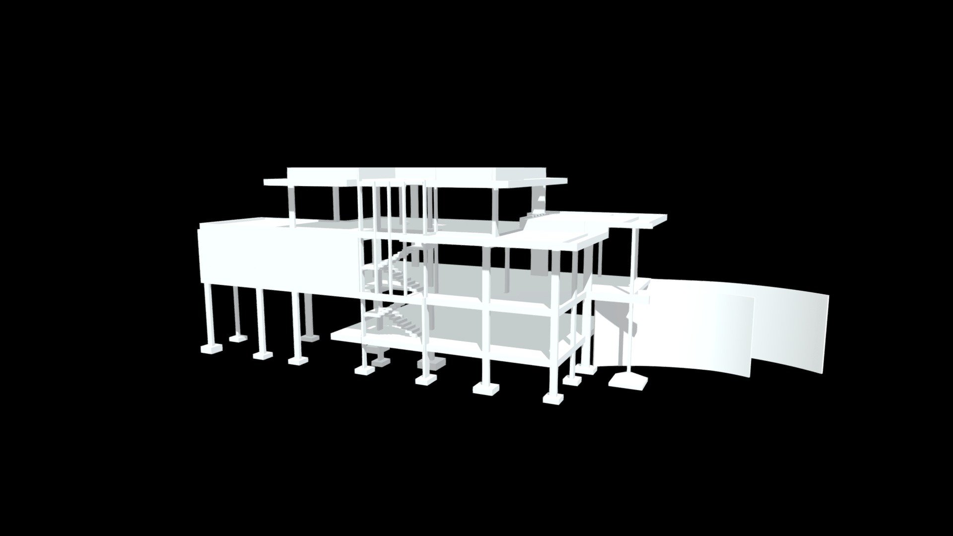 RESIDÊNCIA AB - Download Free 3D model by mauriciocaberlon [5407b57 ...