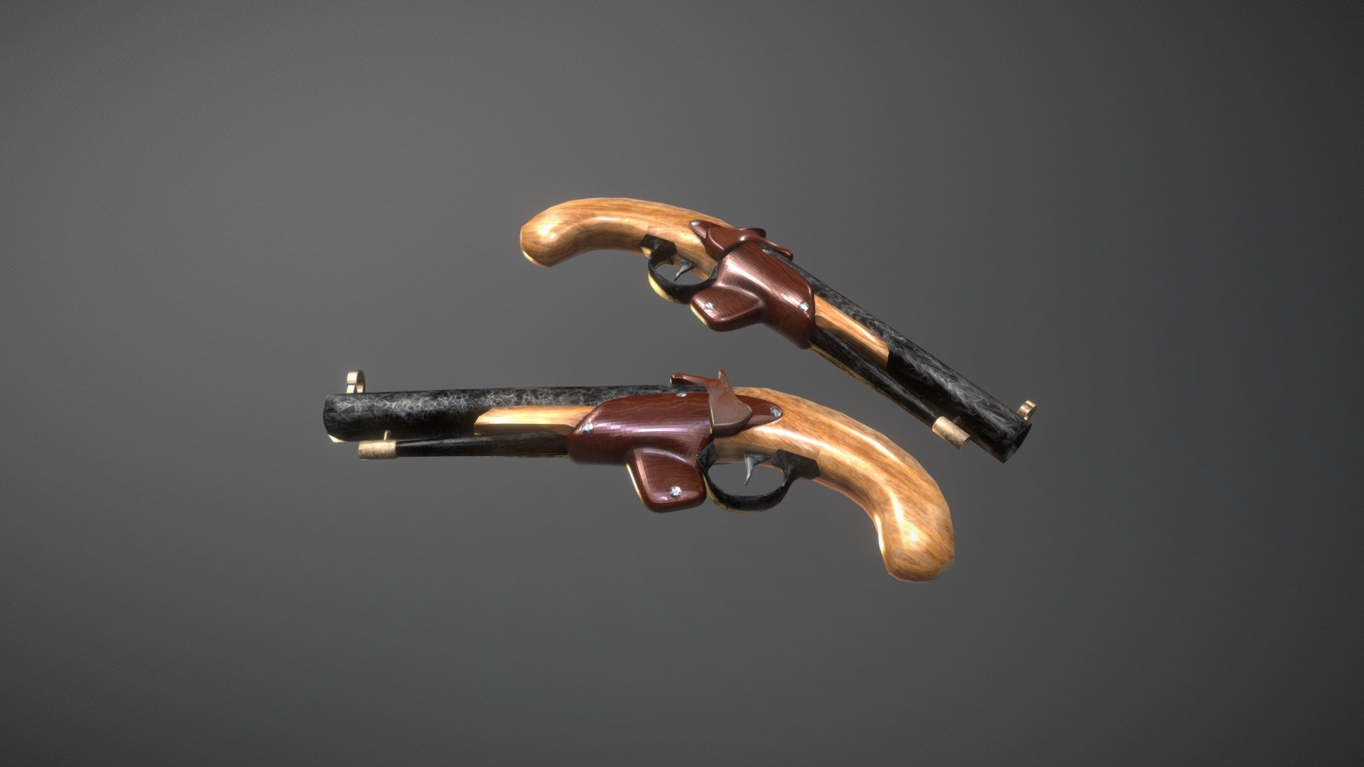 Simple Musket - Download Free 3D model by RianArianto [54098aa] - Sketchfab
