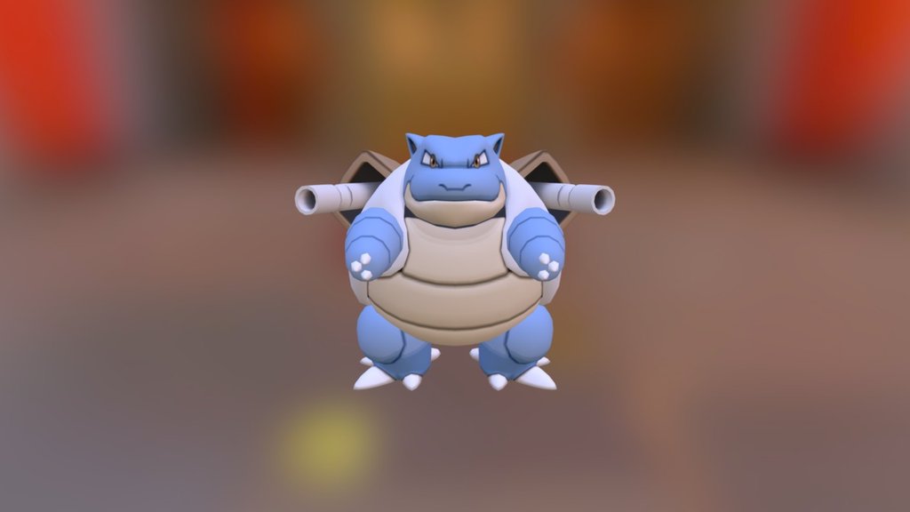 Blastoise - 3D model by deddo96 [540abdb] - Sketchfab