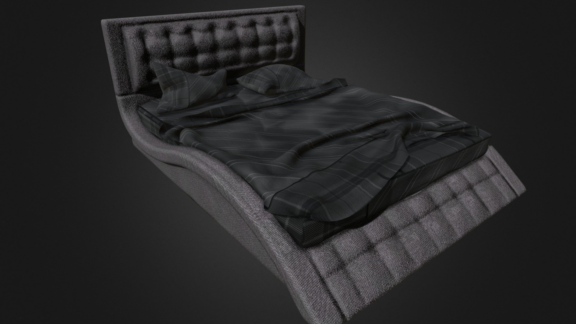 Bed - Download Free 3D model by Simon Laisné (@350rdlc.sl) [540cfdf ...