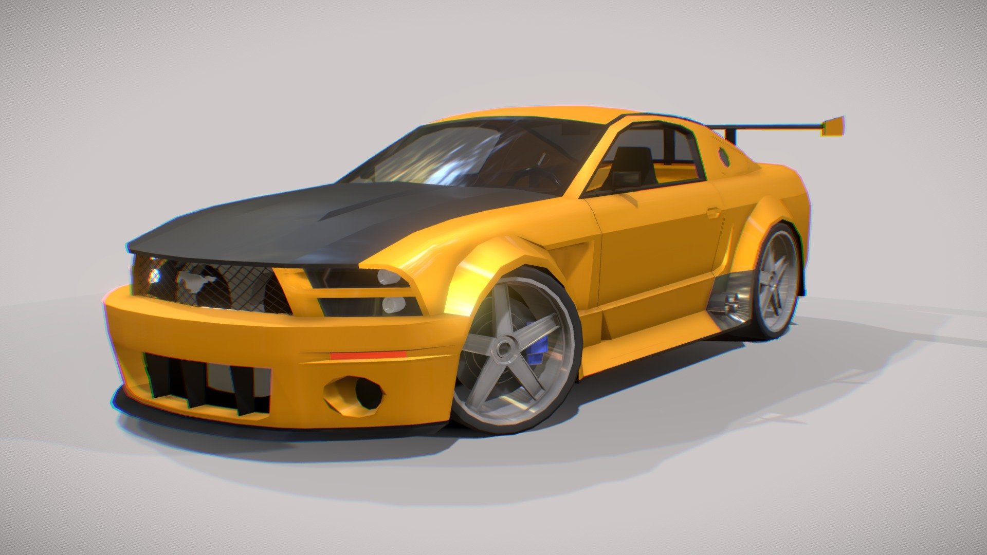 Ford Mustang GT-R - 3D model by Blue3D (@Blueberry12) [540e6e5] - Sketchfab