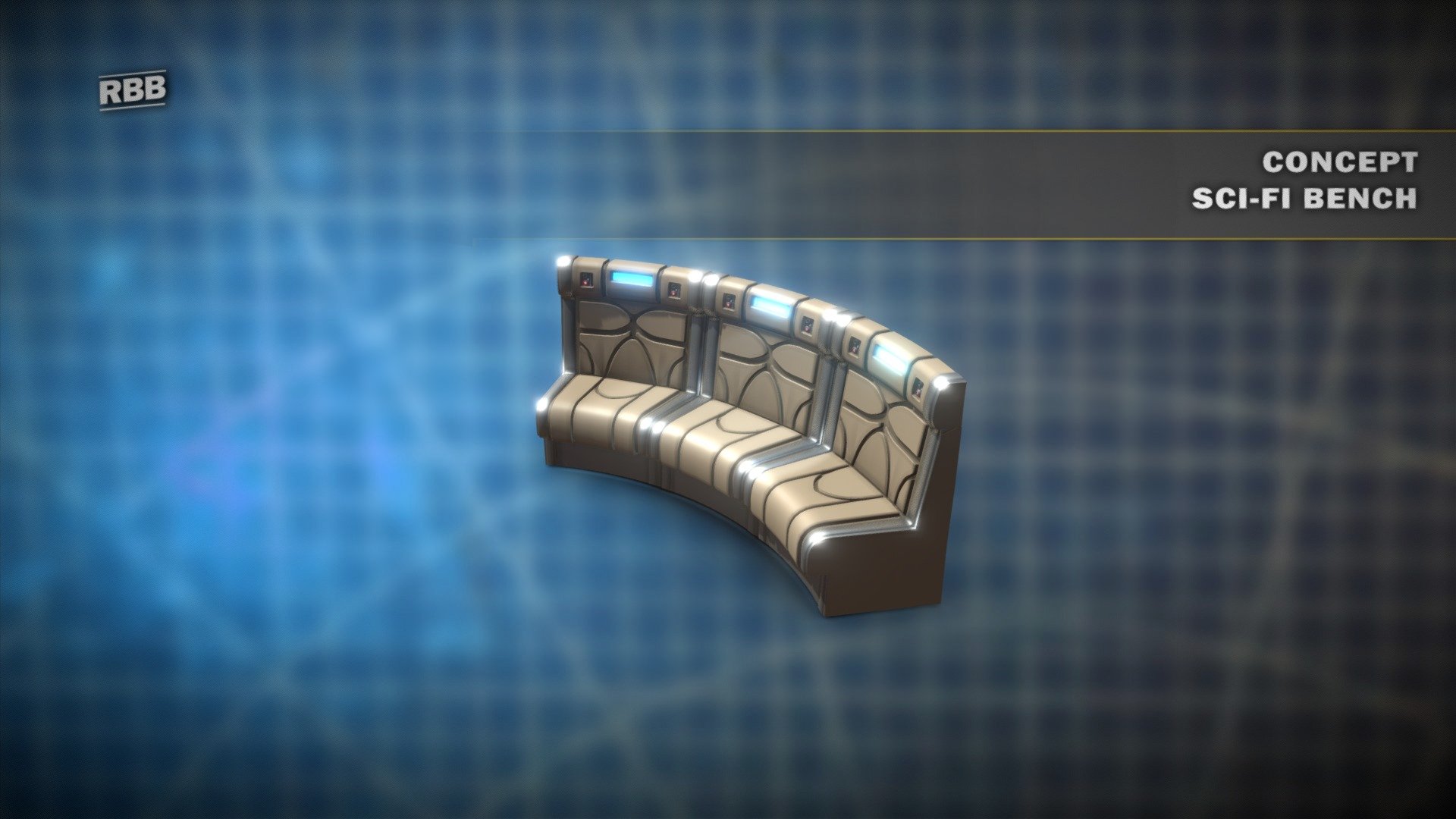 Concept - Star Wars Inspired sci-fi bench - Buy Royalty Free 3D model by JCulley3D (@jamesculley ...