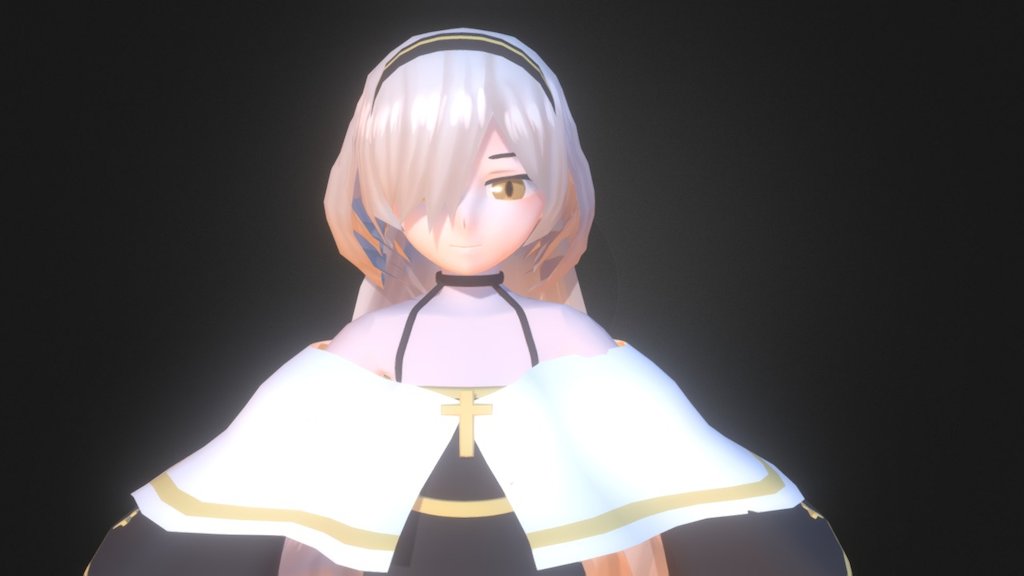 Nun - 3D model by Nia (@kitty860727) [54108f2] - Sketchfab