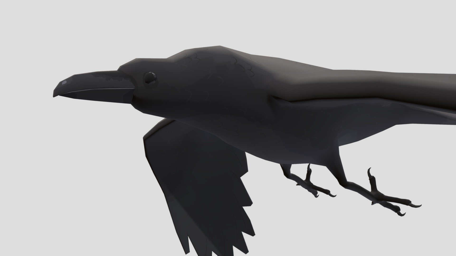 Cartoon Raven with animations - Buy Royalty Free 3D model by Mixall ...