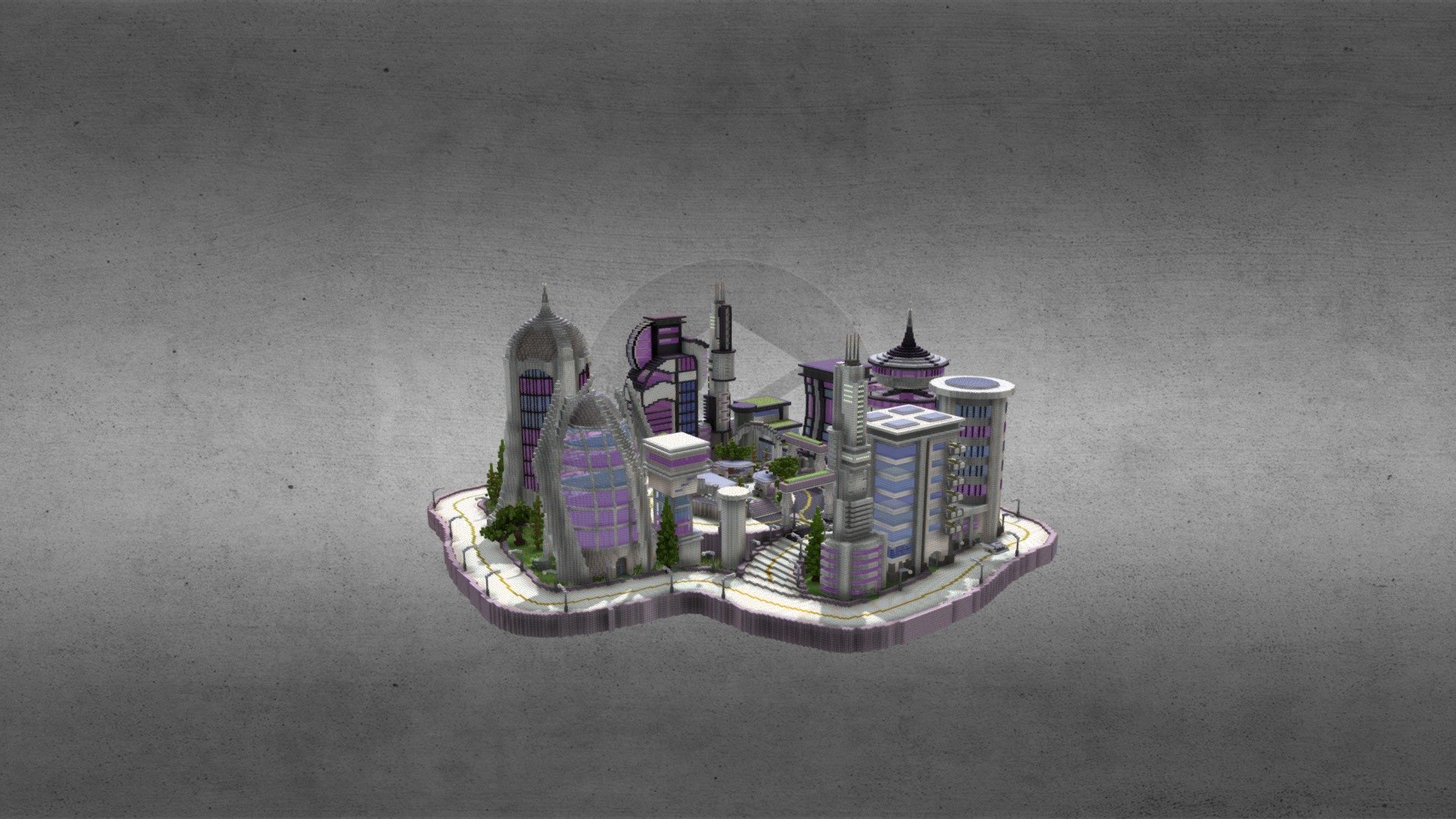 ModernCity Lobby Spawn - RainyProject Team - 3D model by Quezly Team ...