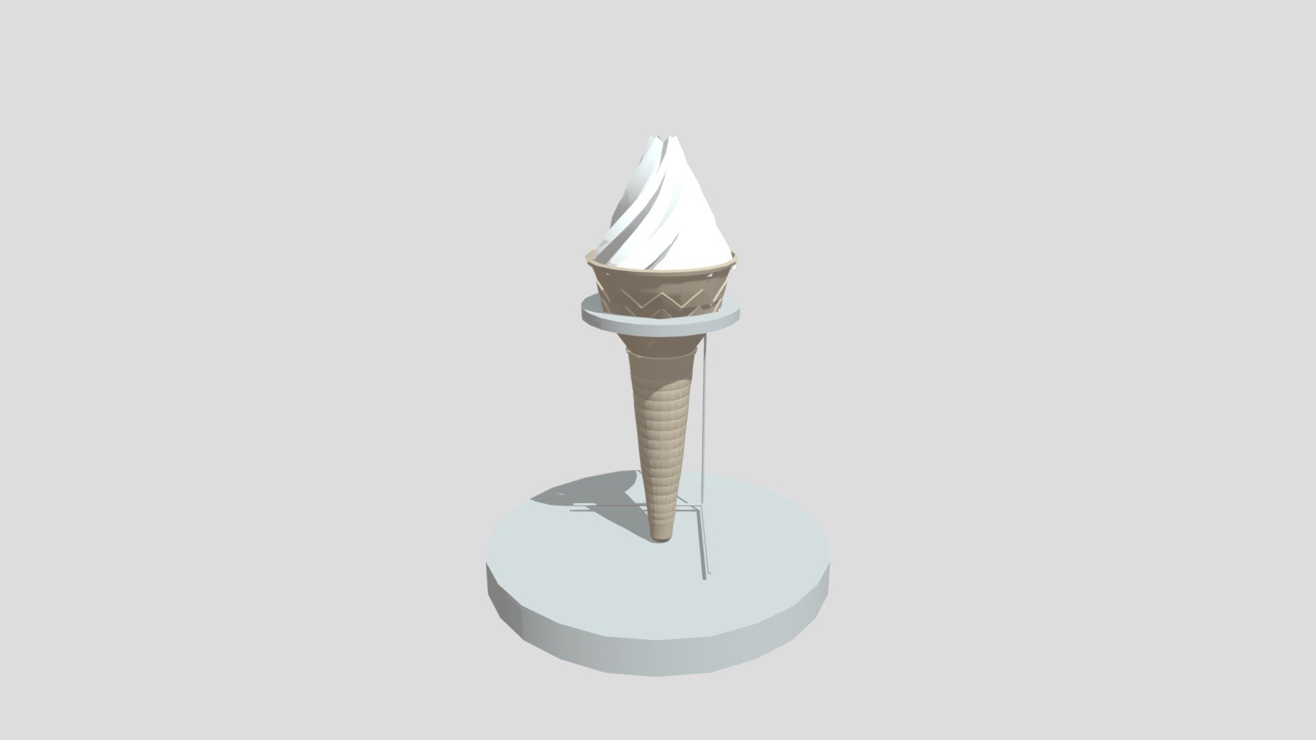 Ice Cream Cone - Download Free 3D model by mikolajcmra [5411c6c ...