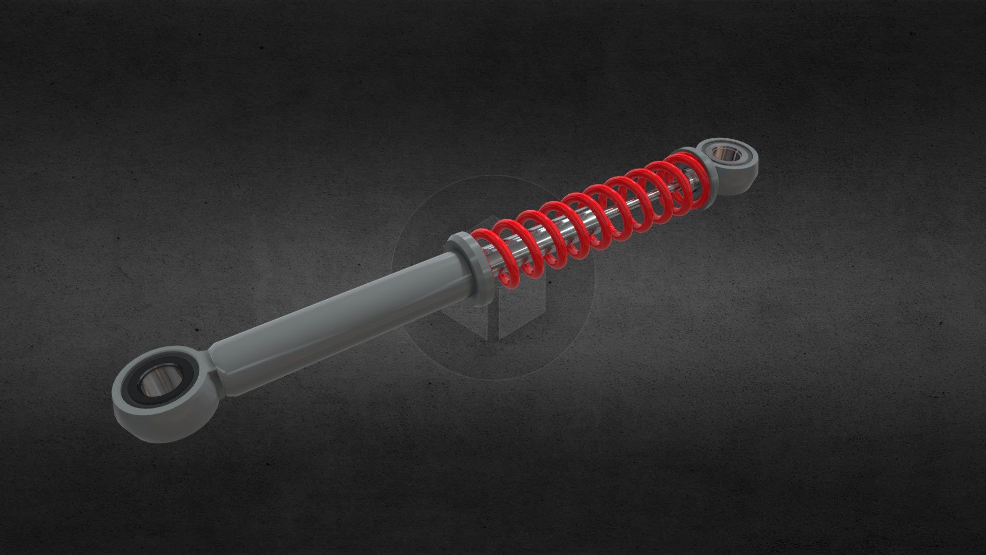 Shock absorber - Download Free 3D model by Purkkiananas [541403a ...