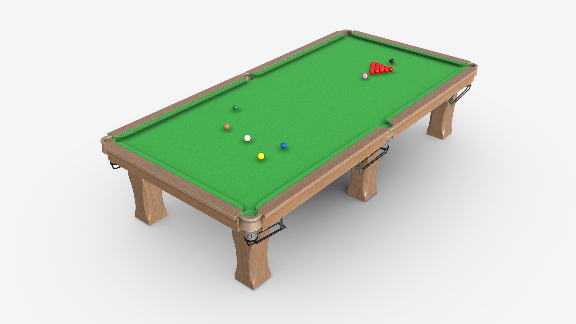 Billiard Snooker Table Full 03 - Buy Royalty Free 3D model by HQ3DMOD ...