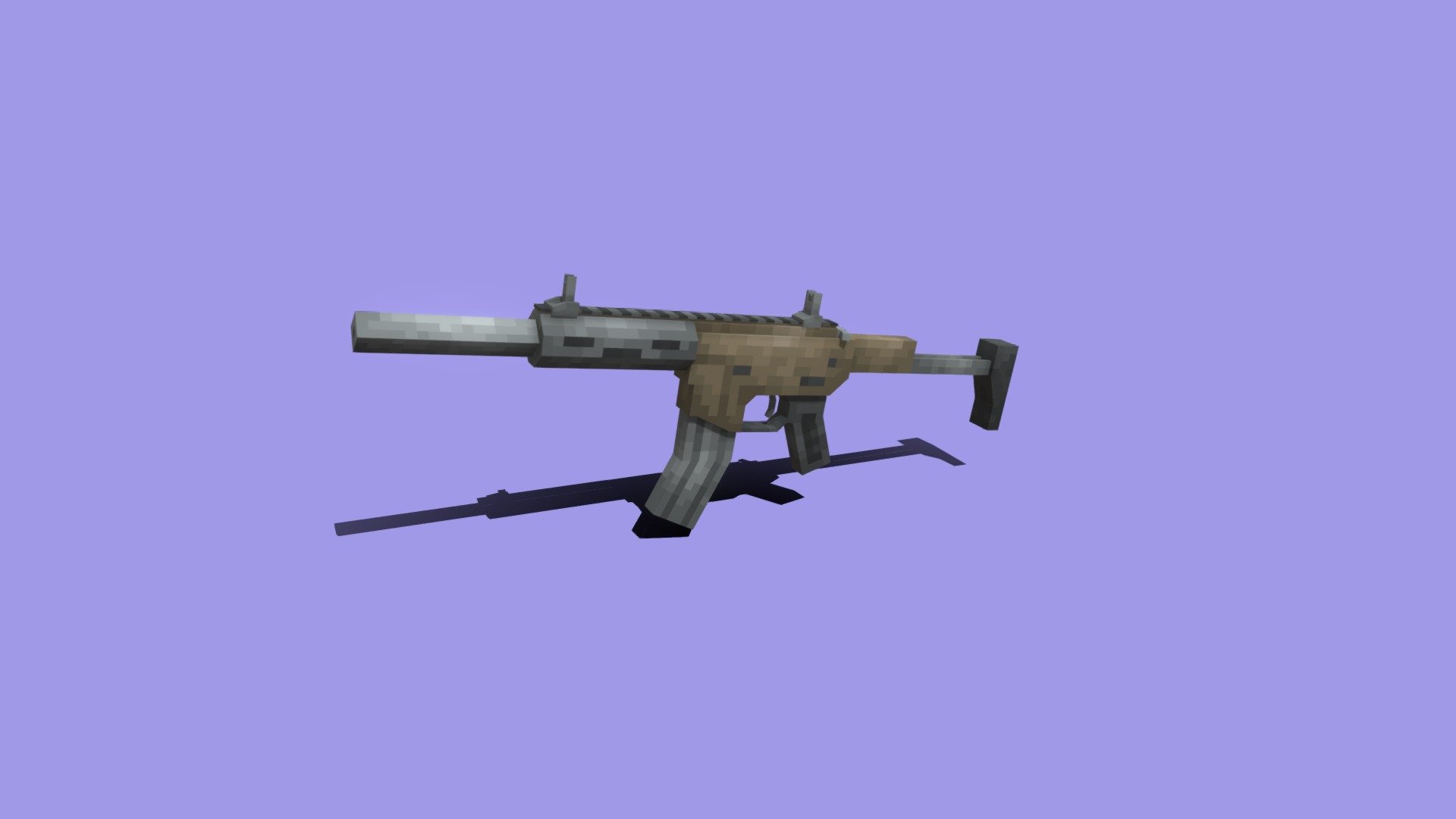 AAC Honeybadger .300 - 3D model by BananVovan [54170eb] - Sketchfab
