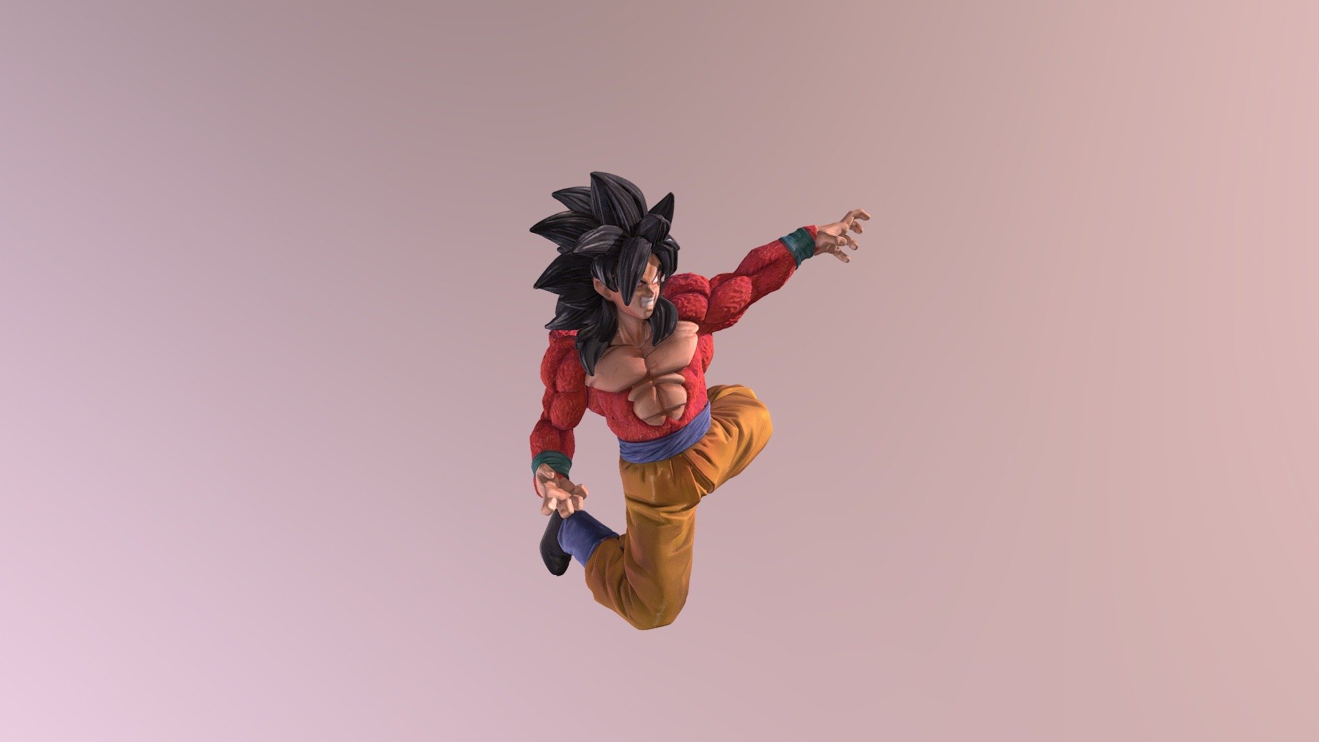 Goku Super Saiyan4 - 3D model by AKIN (@artaru0660) [5417276] - Sketchfab