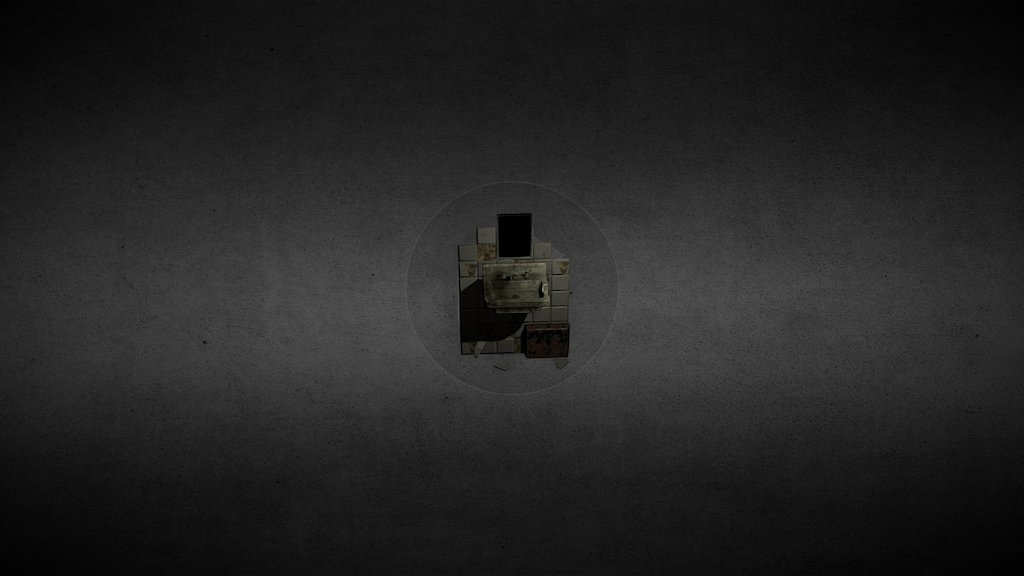 Horror Scene Public Bathroom Sink - 3D model by Nicholas.baker [54177e7 ...