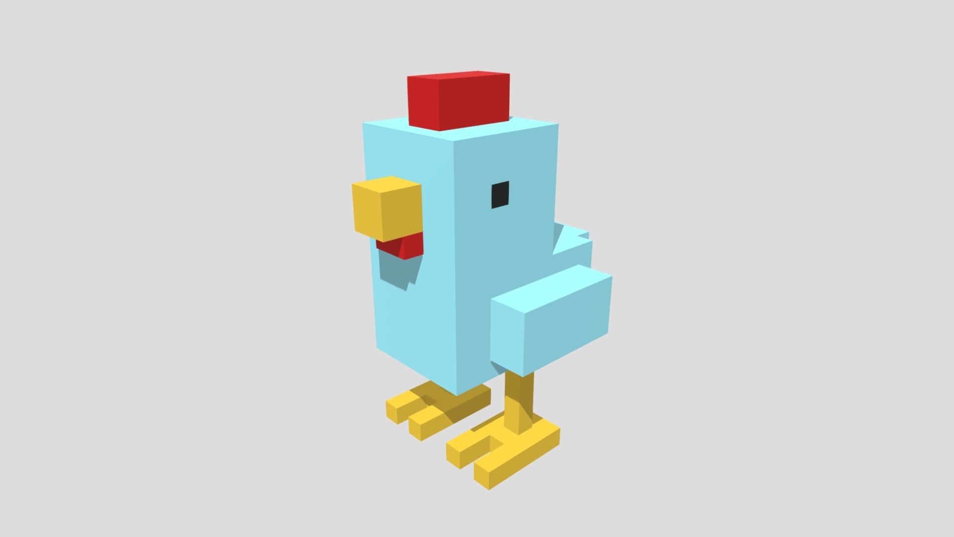 Baby blue Crossy Road Chicken - Download Free 3D model by Spagheti ...