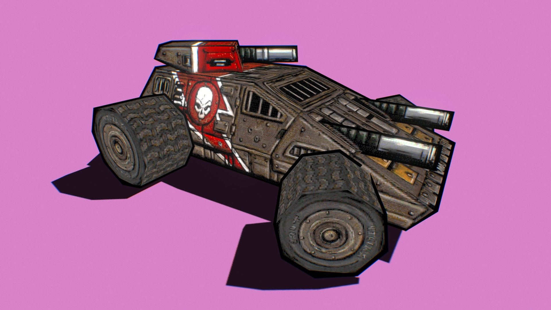 Red Raider Lowpoly - Download Free 3D model by Jorma Rysky (@Rysky ...