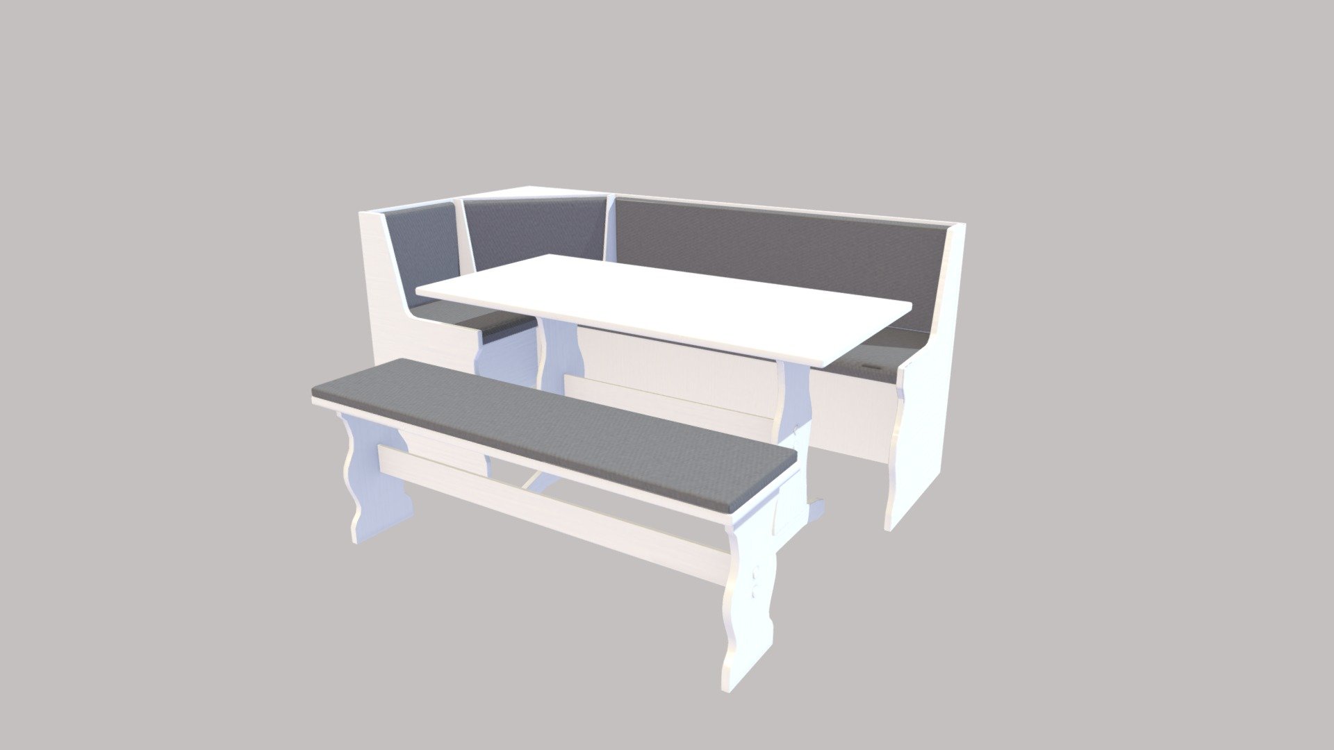Corner Dining Table - 3D model by Isabella Chasteen (@Skylaran13 ...