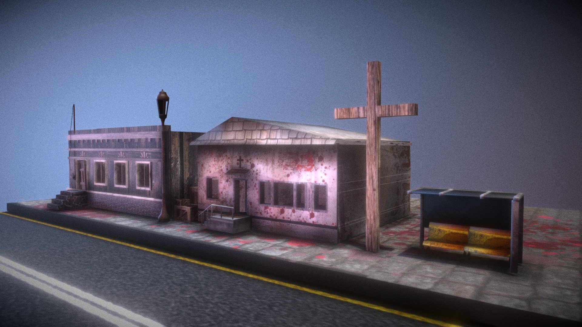 street - 3D model by sophiexroman [54195d7] - Sketchfab