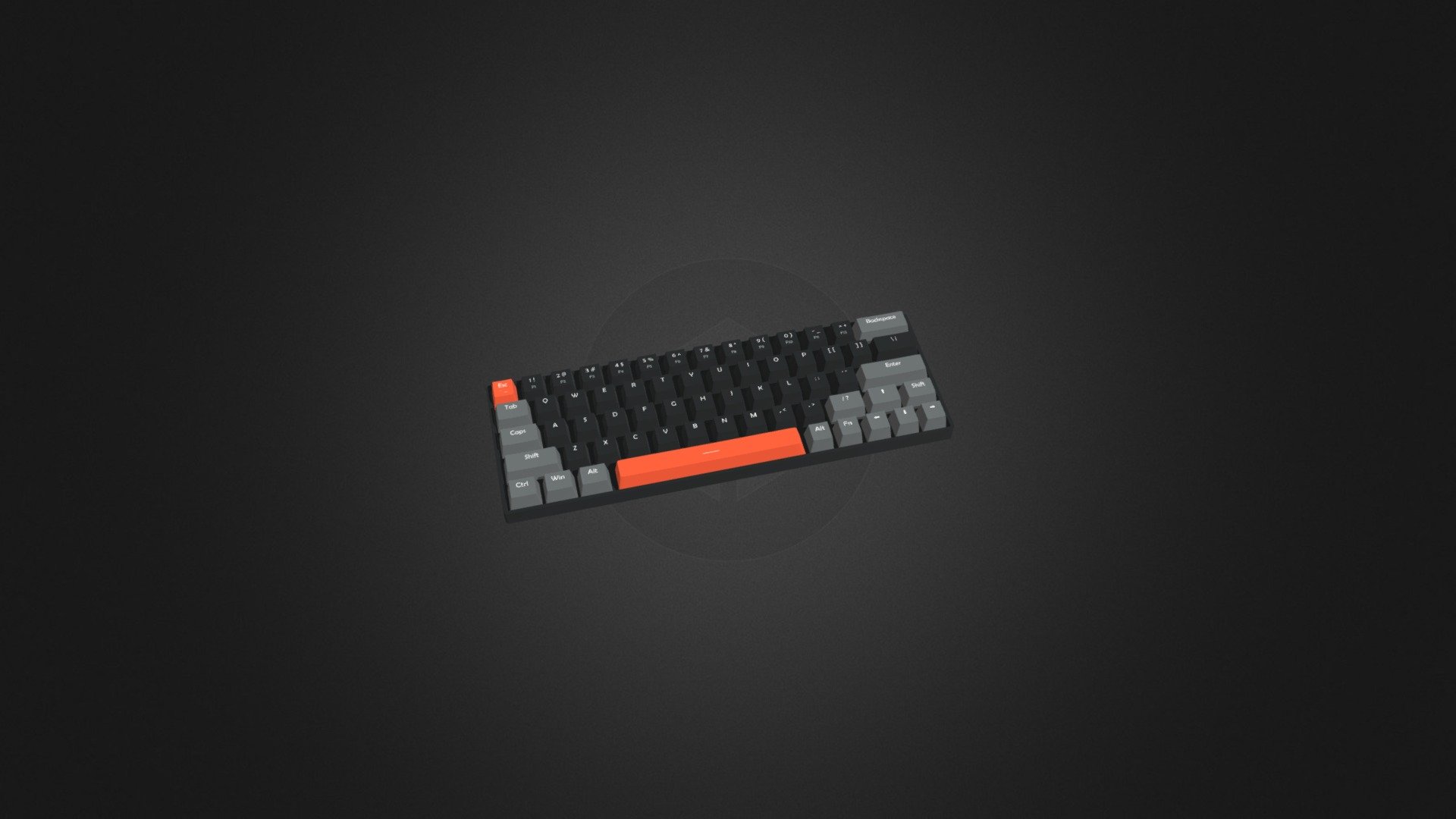 Mechanical Keyboard - 3D model by arieffitrah [541983e] - Sketchfab