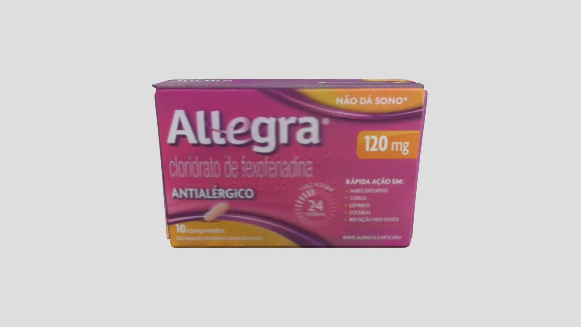 SANOFI - (G) Allegra 10 cp - 3D model by 42LabsCS [541a874] - Sketchfab