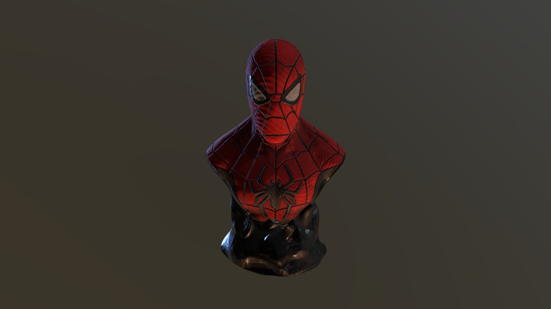 Spider Man Bust - 3D model by Giovanne Allan (@Giovanne.Allan) [541b4a5 ...