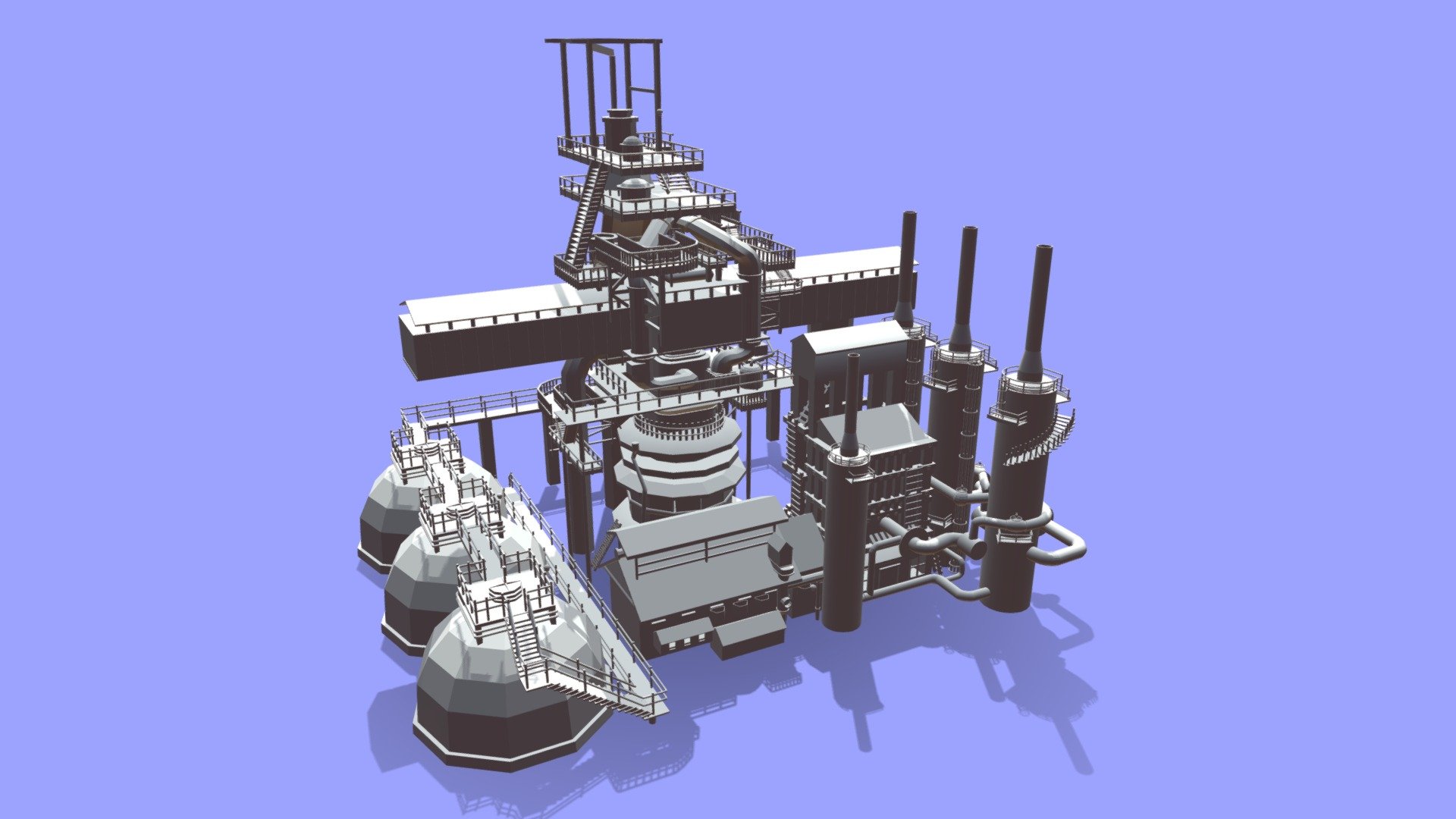 Factory - Download Free 3D model by kieuoanh (@kieuoanh222) [541b4ee ...