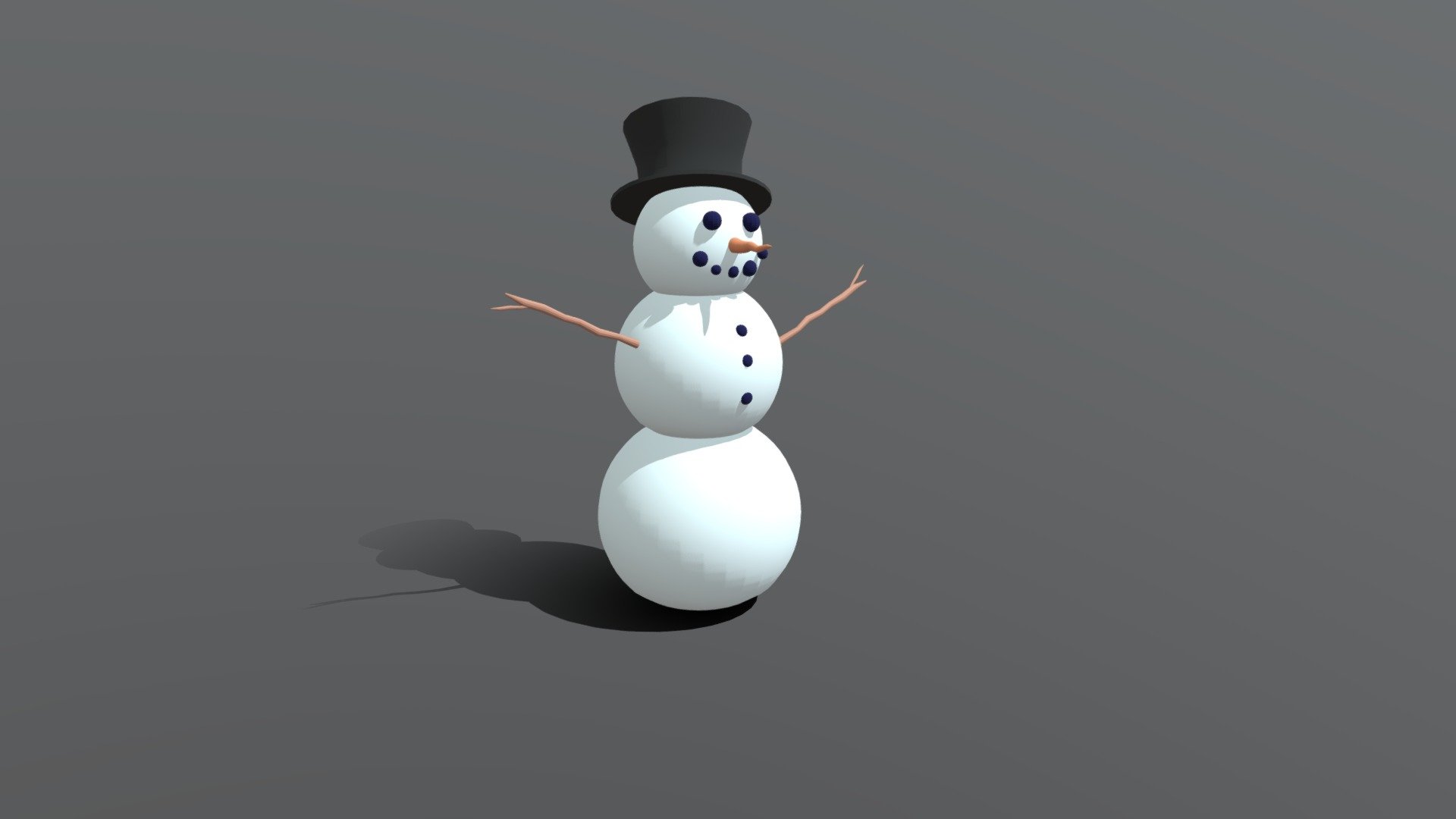 Snowman v1 - Download Free 3D model by jared (@jaredmooo) [541c38e ...