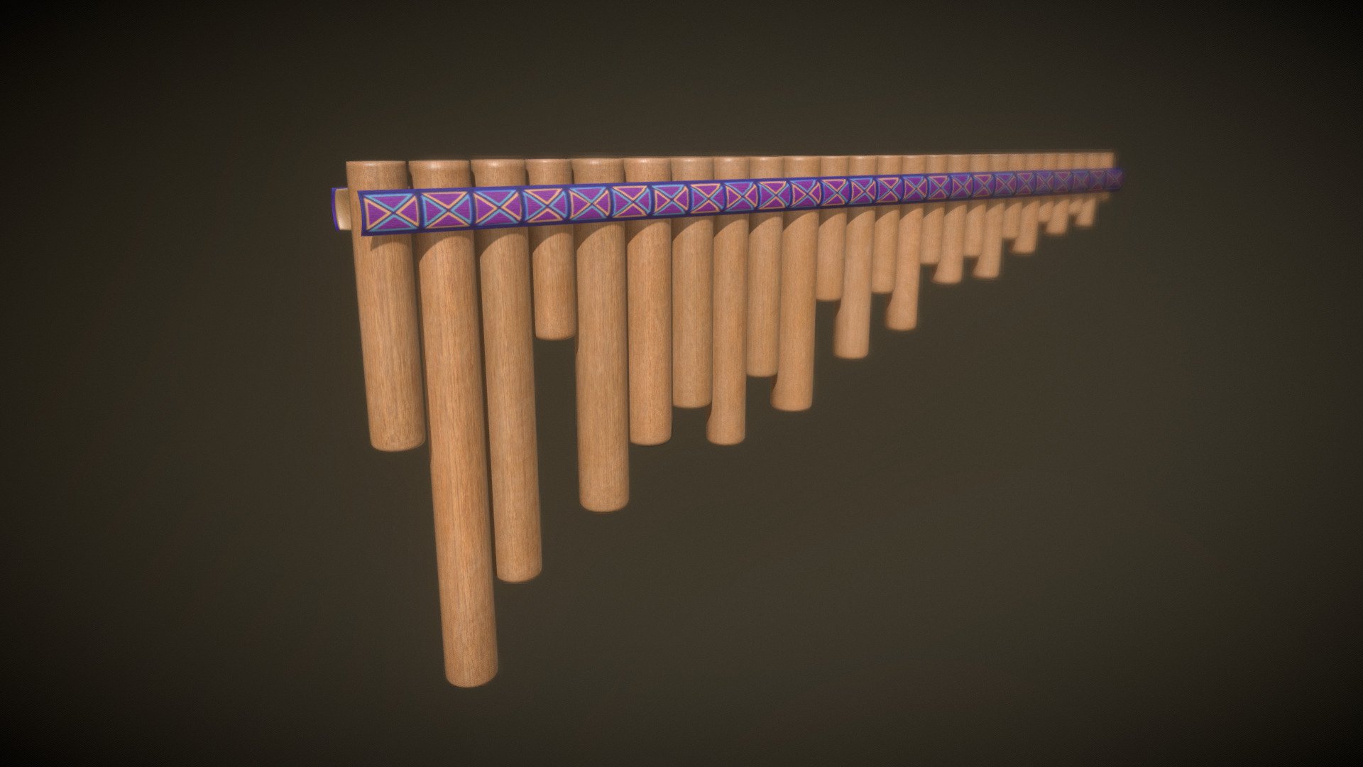 Musical Instrument Rondador 3D - Download Free 3D model by 3D Vault ...
