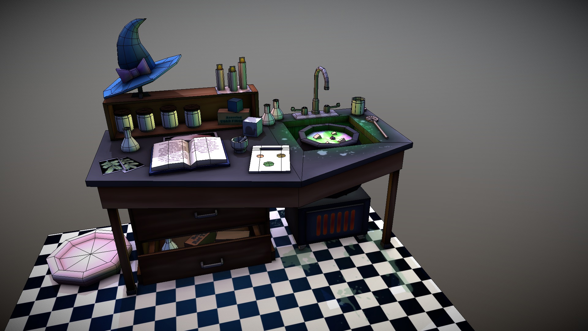 Witches Workstation Rafuse - 3D model by Valket [541de6e] - Sketchfab