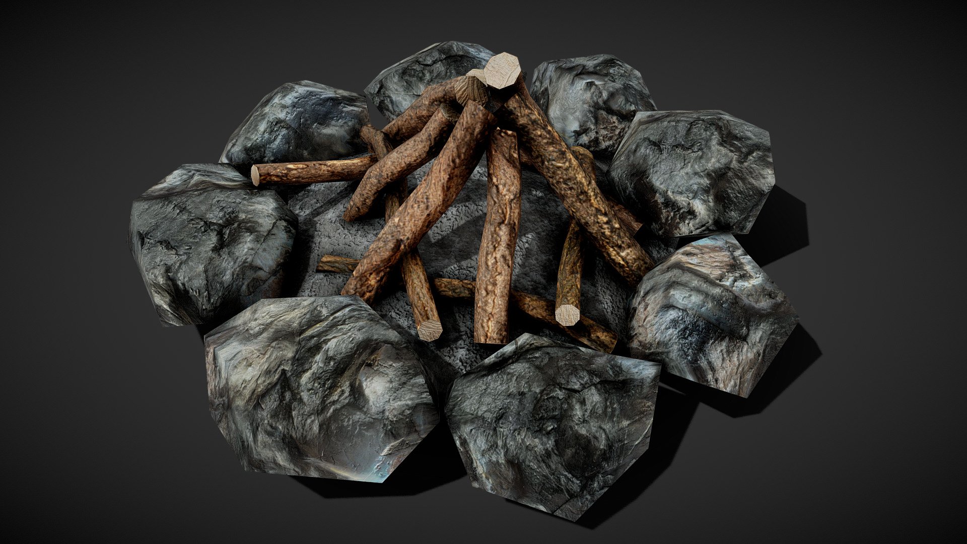 Campfire - Buy Royalty Free 3D model by Joan LP (@joanlahots) [5420494 ...