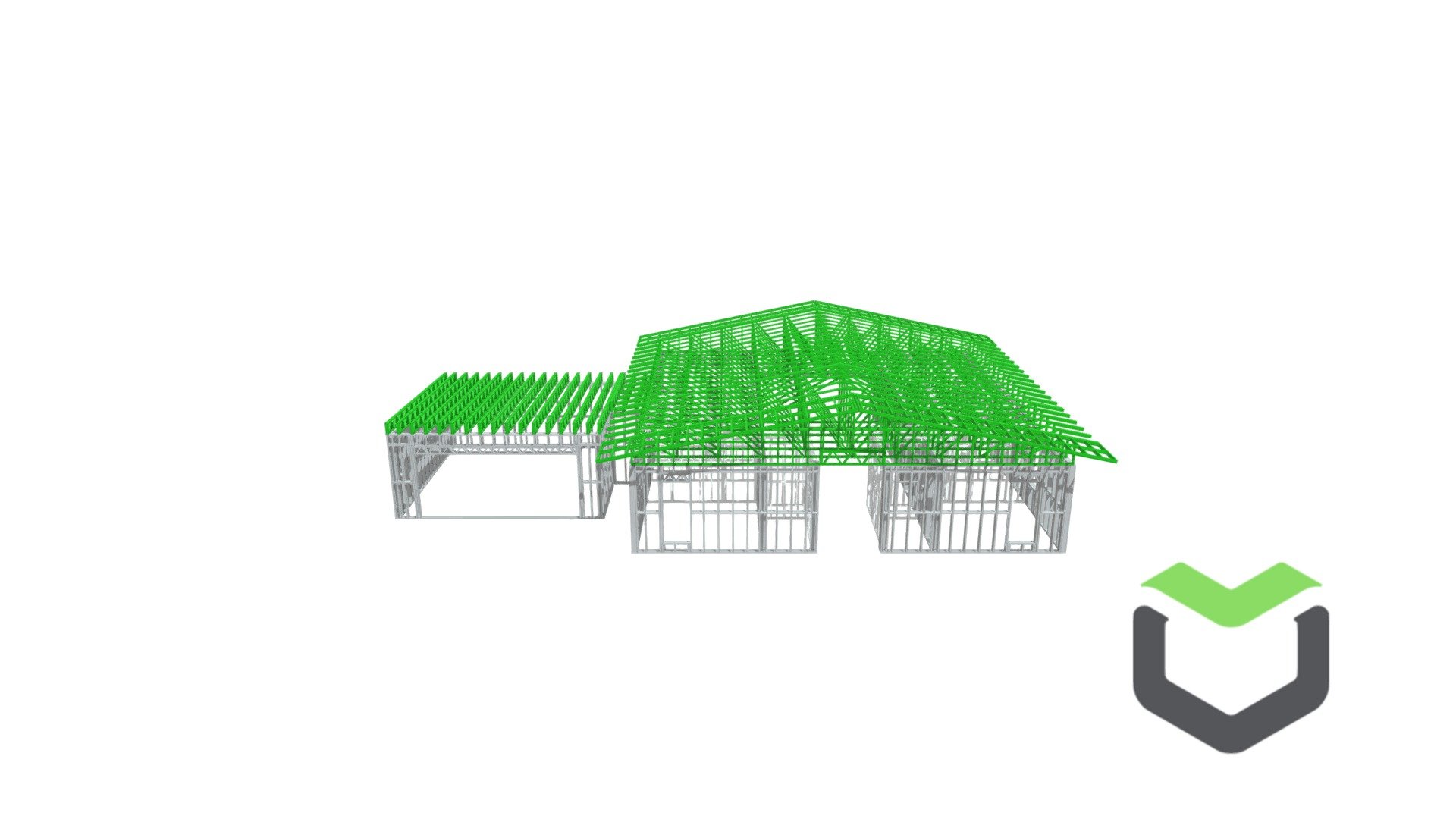 SYNERGY HOUSE 01 - 3D model by Volstrukt [54215b0] - Sketchfab