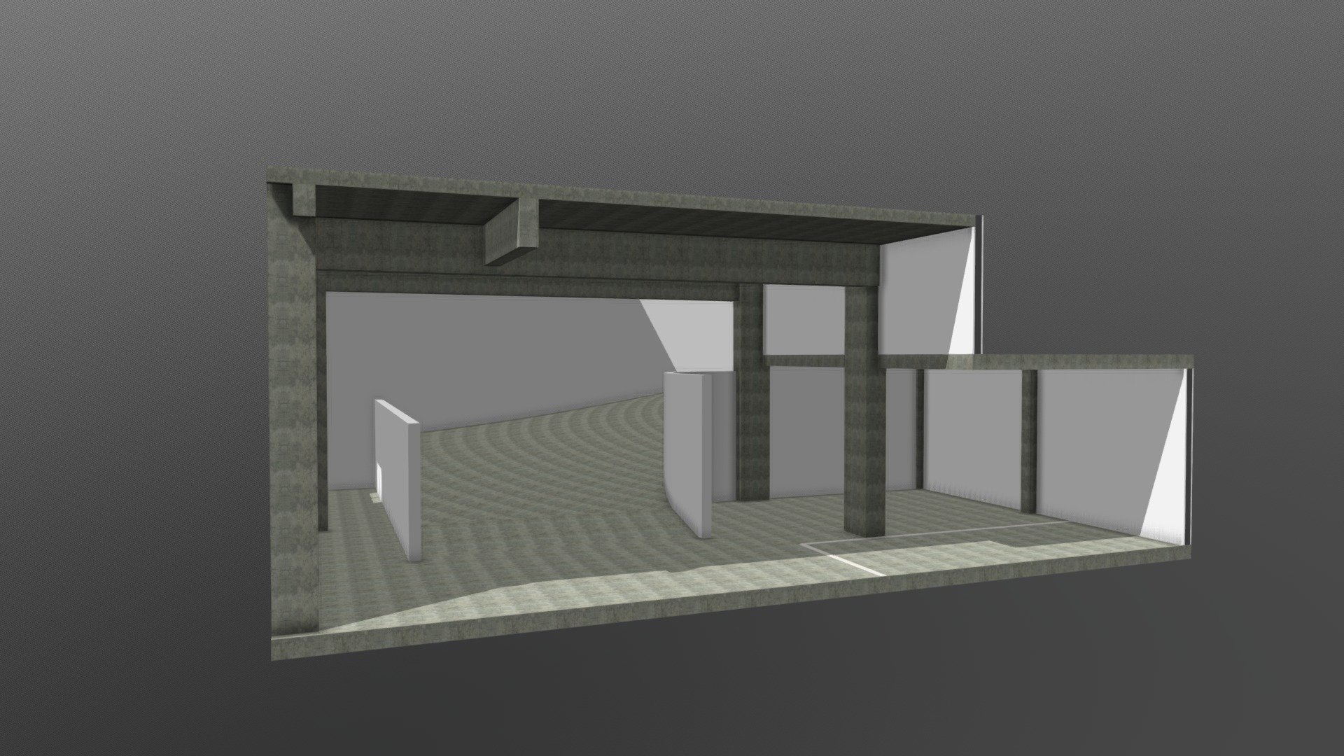 Projeto Clinica - 3D Rampa Subsolo - 3D model by Luis Stecca ...