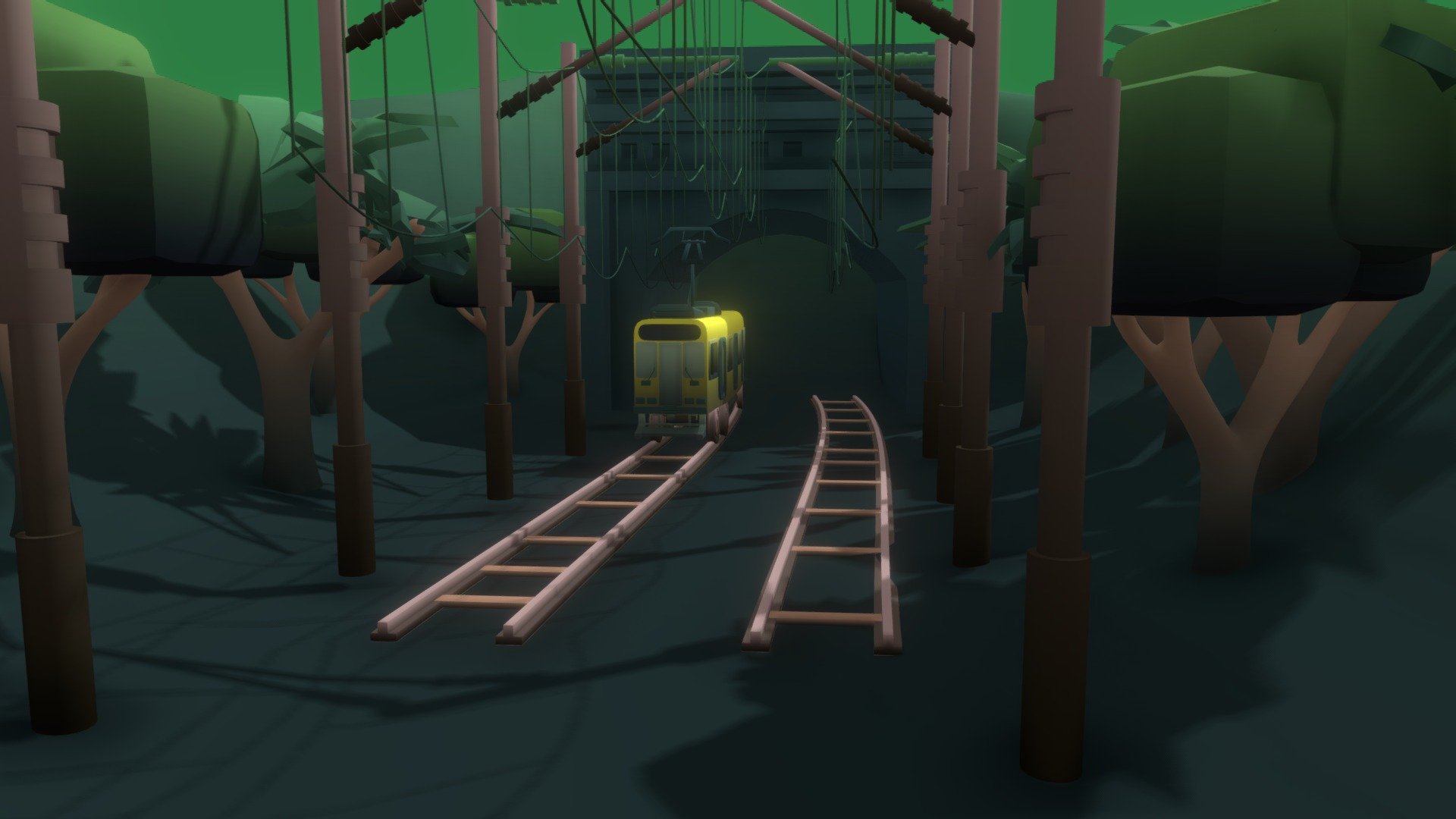 Gradient Train - Download Free 3D model by AlemanGame (@aleman23gamer ...